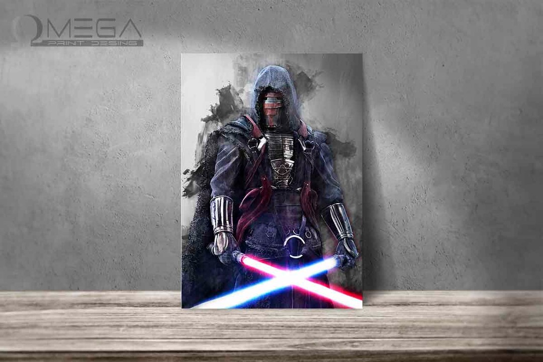 Darth Revan Poster Darth Revan Print Art Print Wall Art Home Decor - Etsy