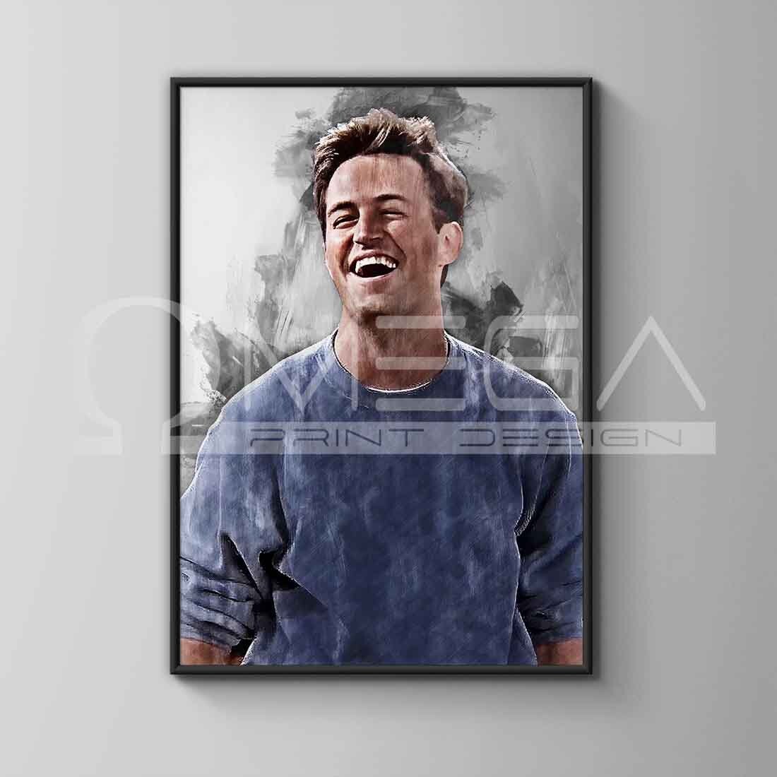 Chandler Bing poster Chandler print Matthew Perry Poster sold by Dint ...