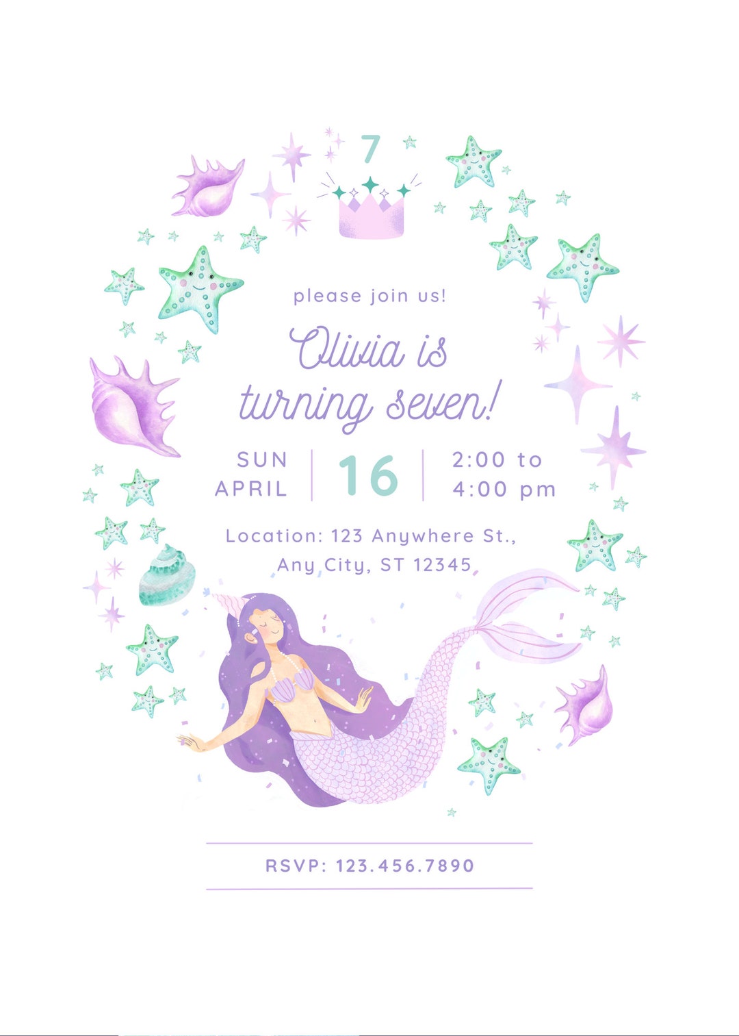 Printable Party Invitations - Etsy