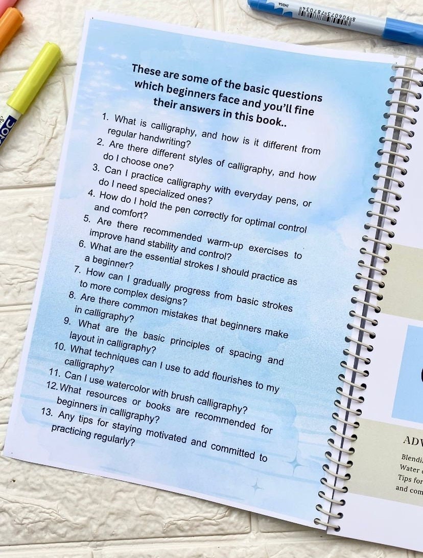 The Complete Calligraphy Handbook for Beginners - Etsy