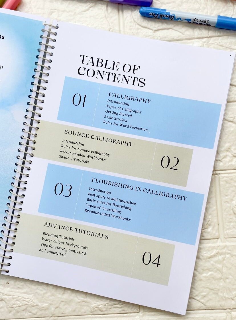 The Complete Calligraphy Handbook for Beginners - Etsy