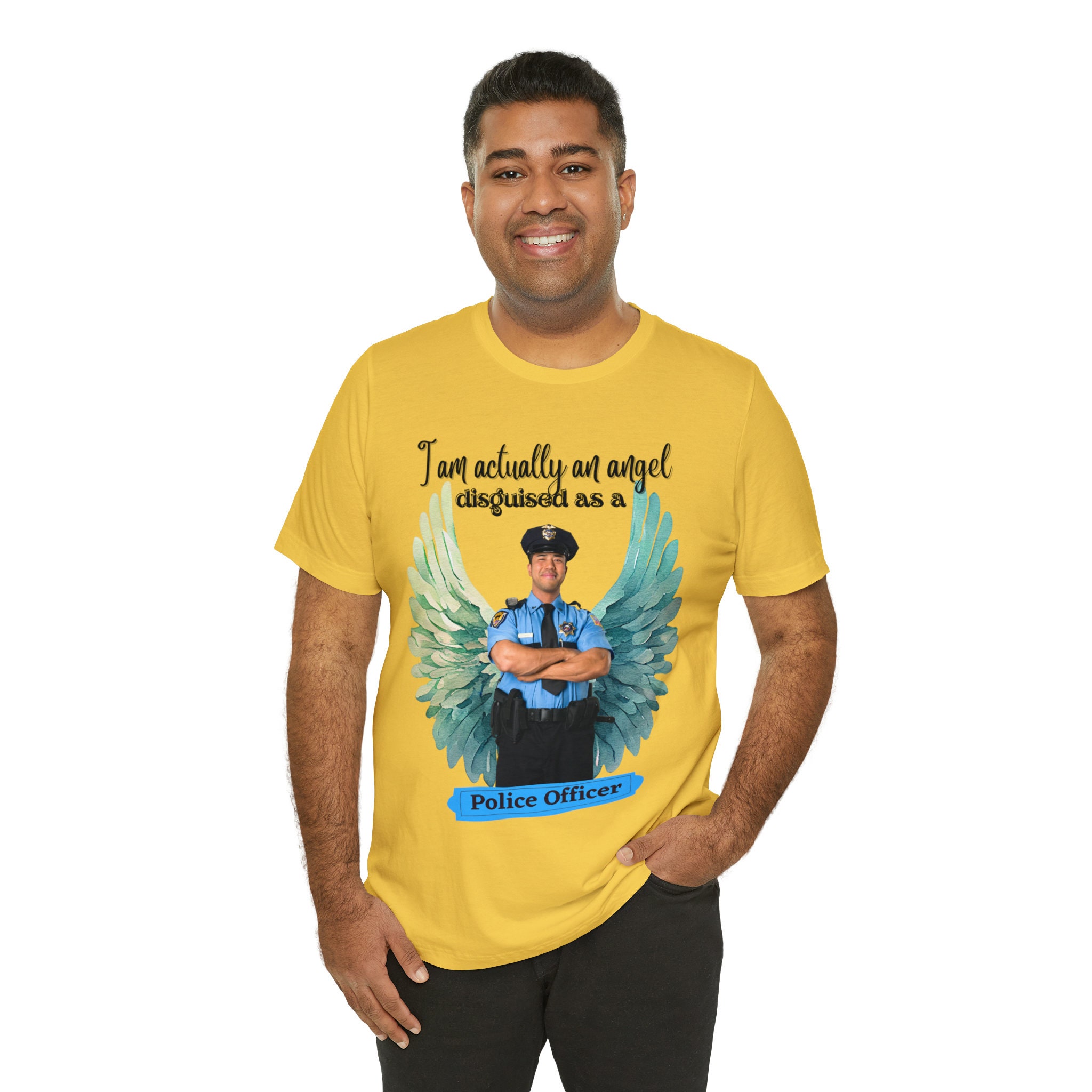 I'm Actually an Angel Disguised as Police Officer Unisex - Etsy