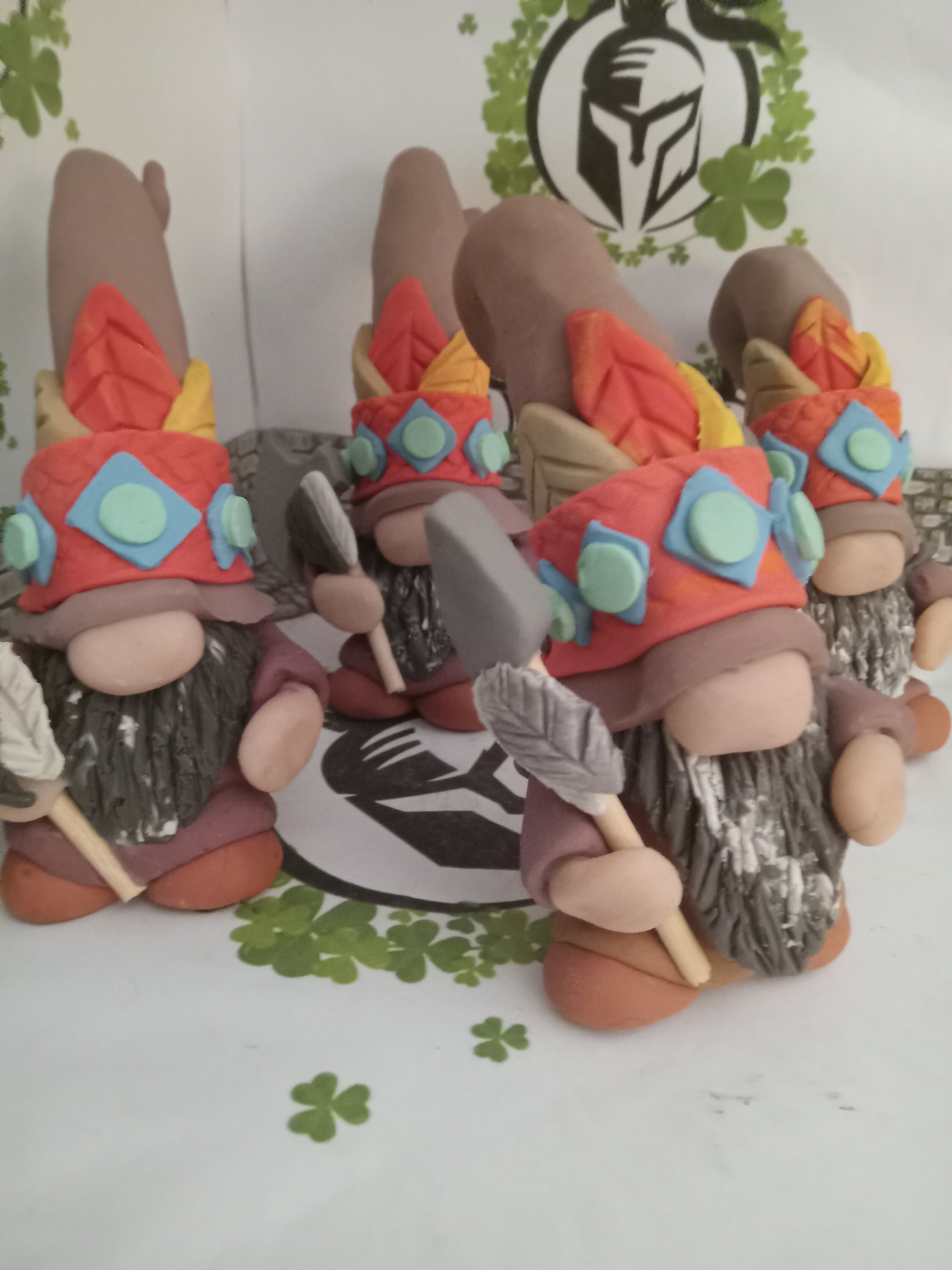 Native American Gnome With Spear, Tomahawk or Baby. - Etsy