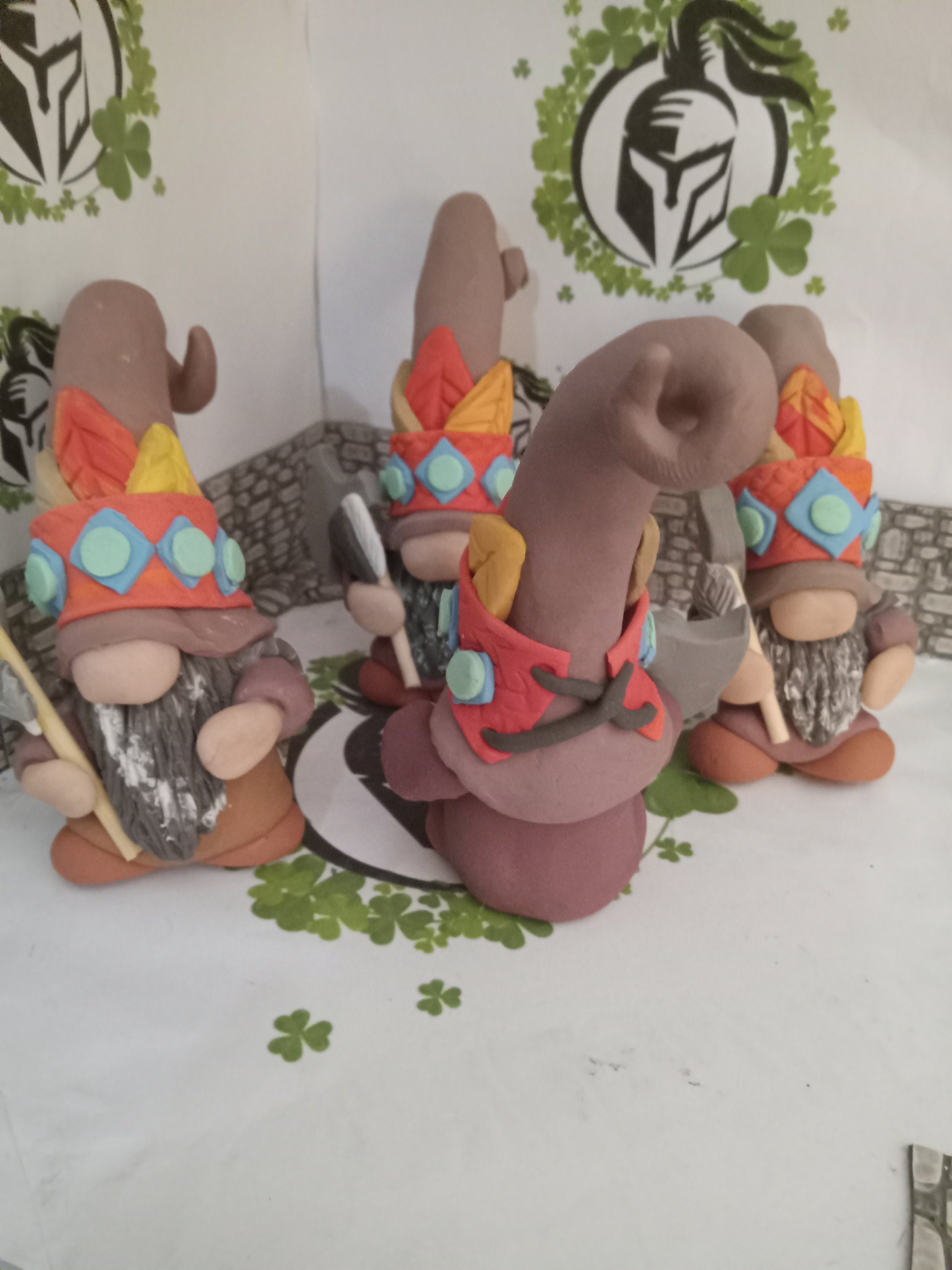 Native American Gnome With Spear, Tomahawk or Baby. - Etsy