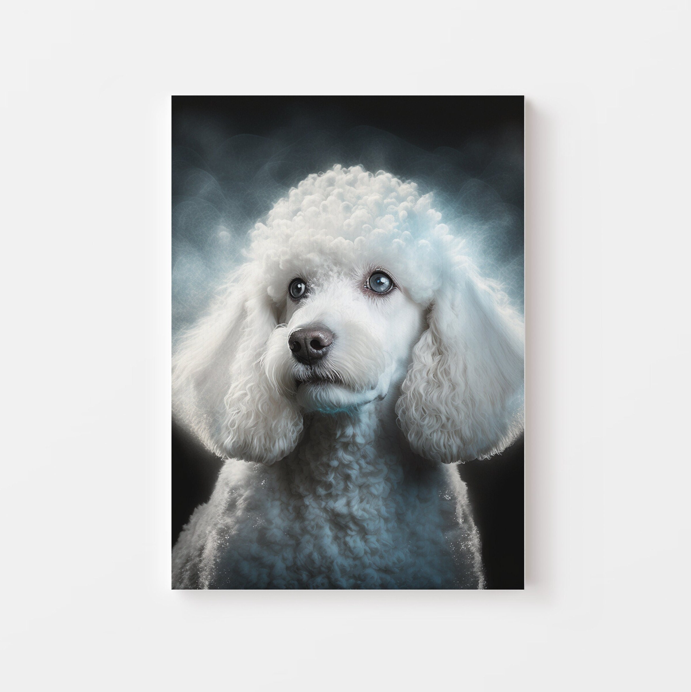 Poodle Dog Art Poodle Dog Lover Art for Poodle Dog Owner Pet Art Wall ...
