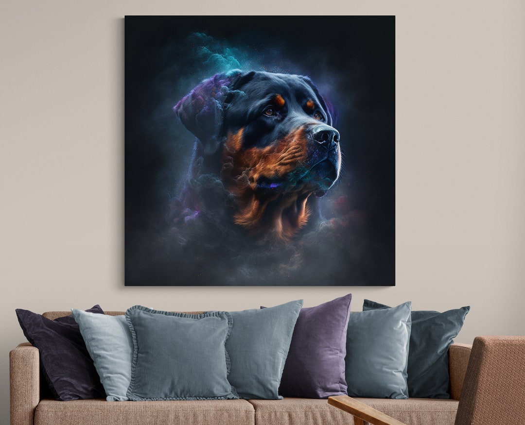 Rottweiler Dog Art Rottweiler Dog Lover Art for Rottweiler Dog Owner ...