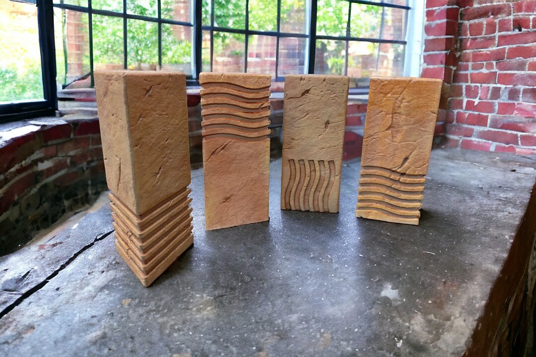 Fifth/5th Element Set of 4 , Elemental Stones , Fully Painted Fan Art ...