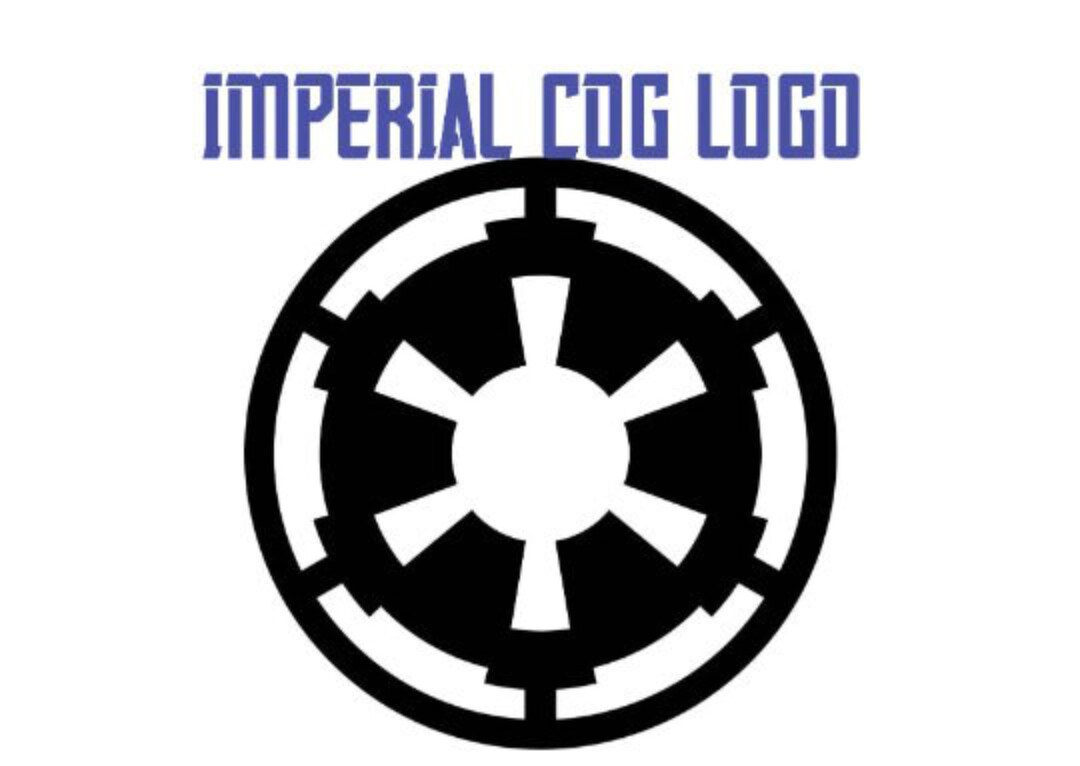 Imperial Cog Vinyl Decals , Symbol Sticker Decal - Etsy