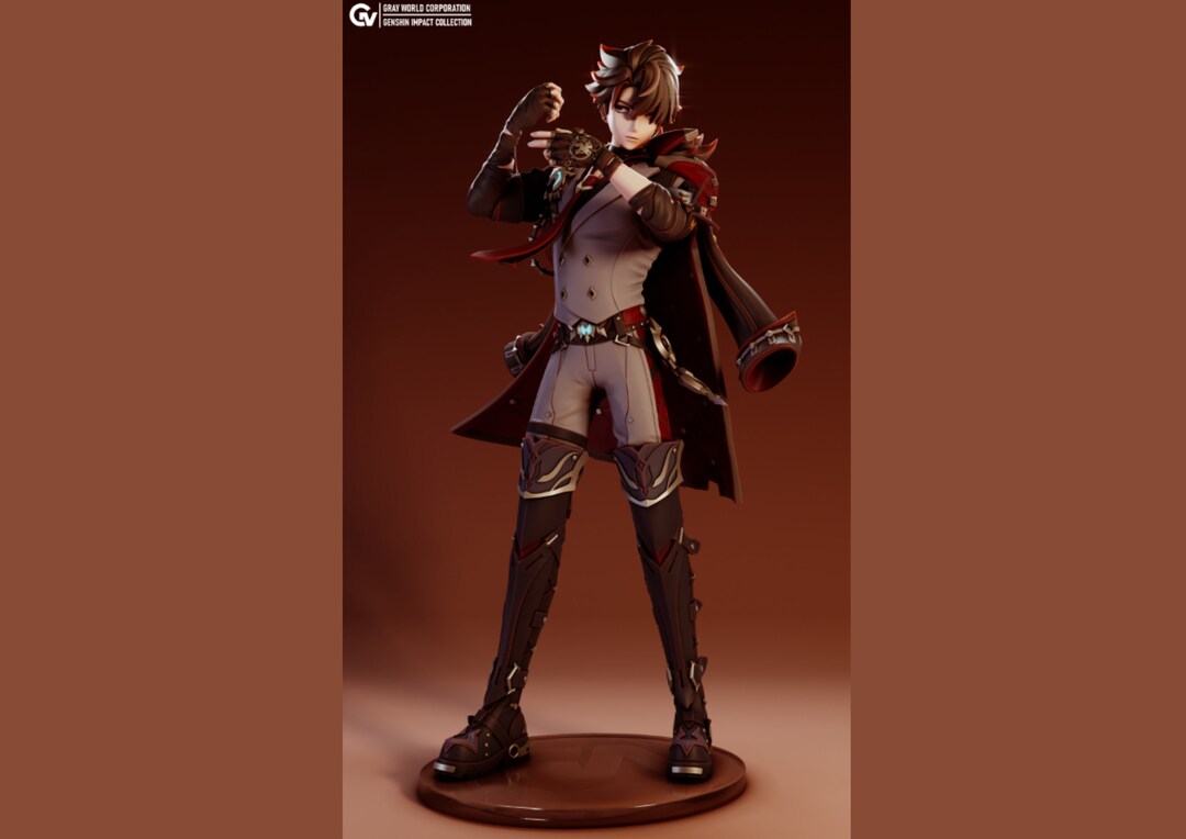 WRIOTHESLEY Genshin Impact 3D Printed Resin Statue Model unpainted - Etsy