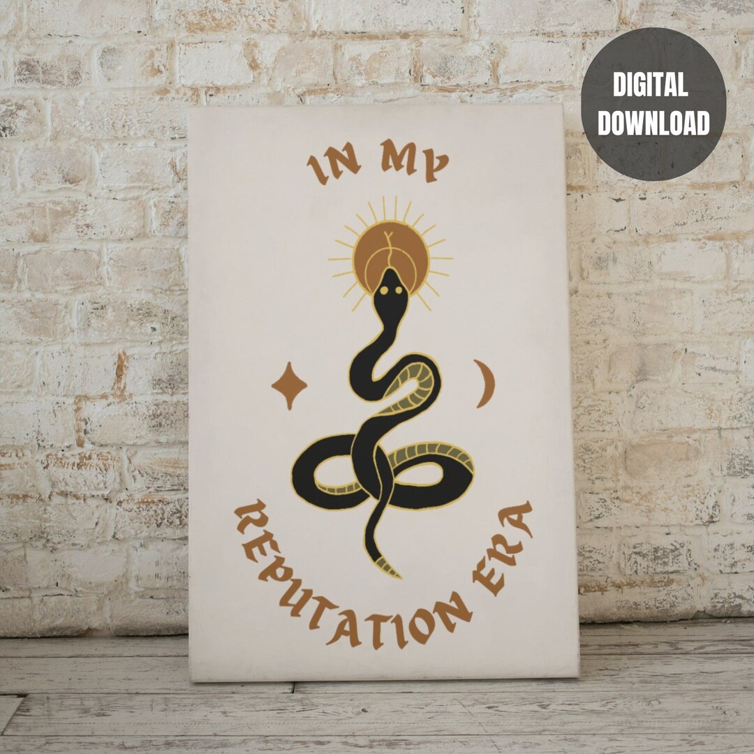 Taylor Swift in My Reputation Era Poster/wall Art | Taylor Swift Merch ...