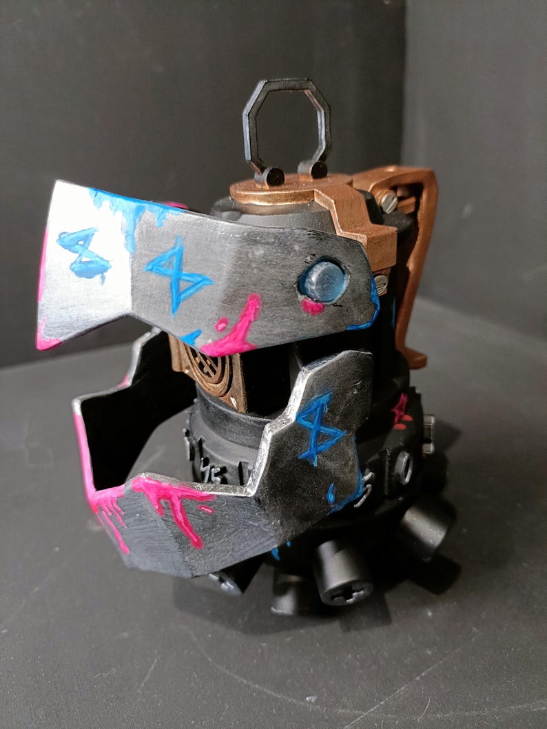 Jinx Chomper Grenade – Arcane Cosplay Prop | League of Legends Fan Art ...
