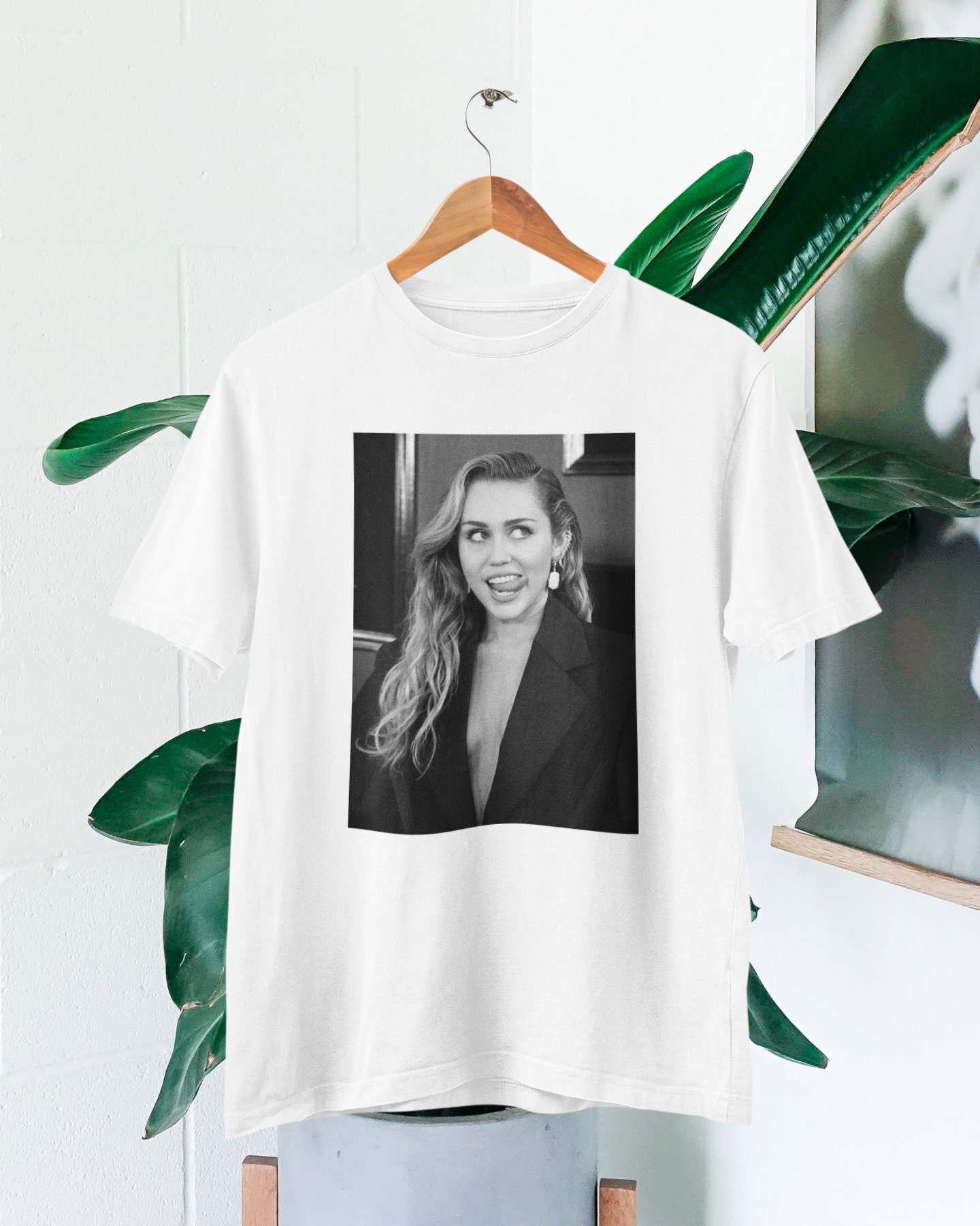 Miley Cyrus Photo T Shirt Miley Cyrus Fans T Shirt Miley Etsy