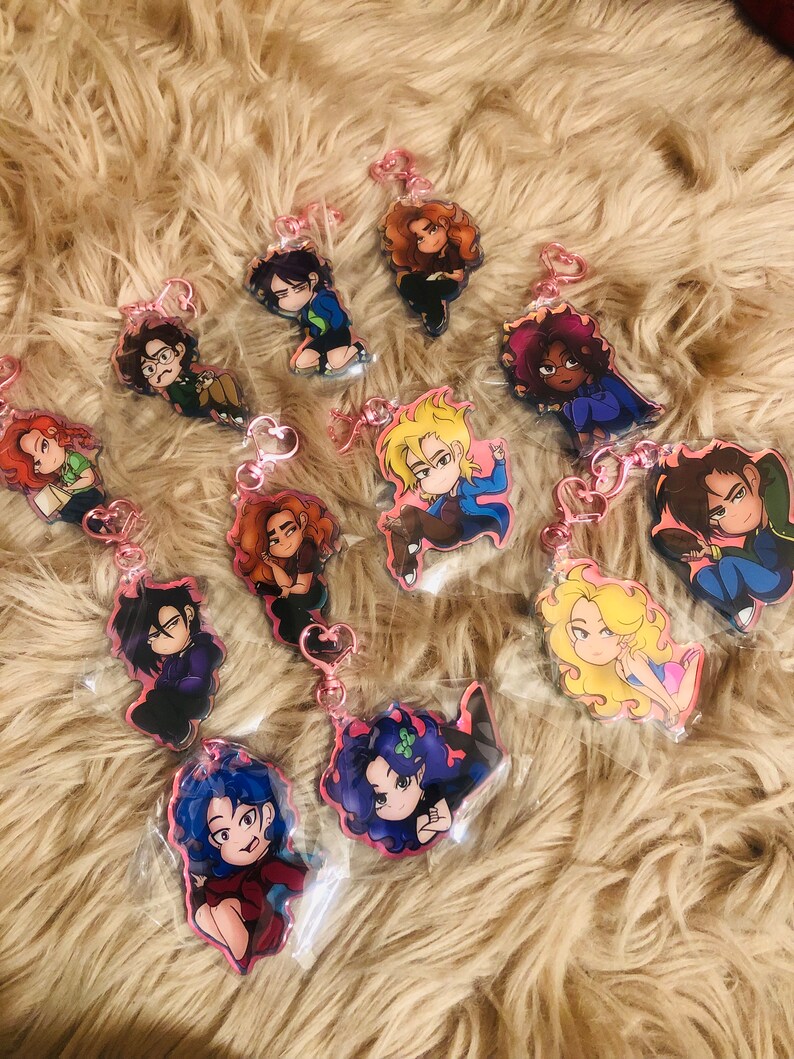 Stardew Valley Keychains alex, Shane, Abigail, Elliott, Sam, Sebastian ...