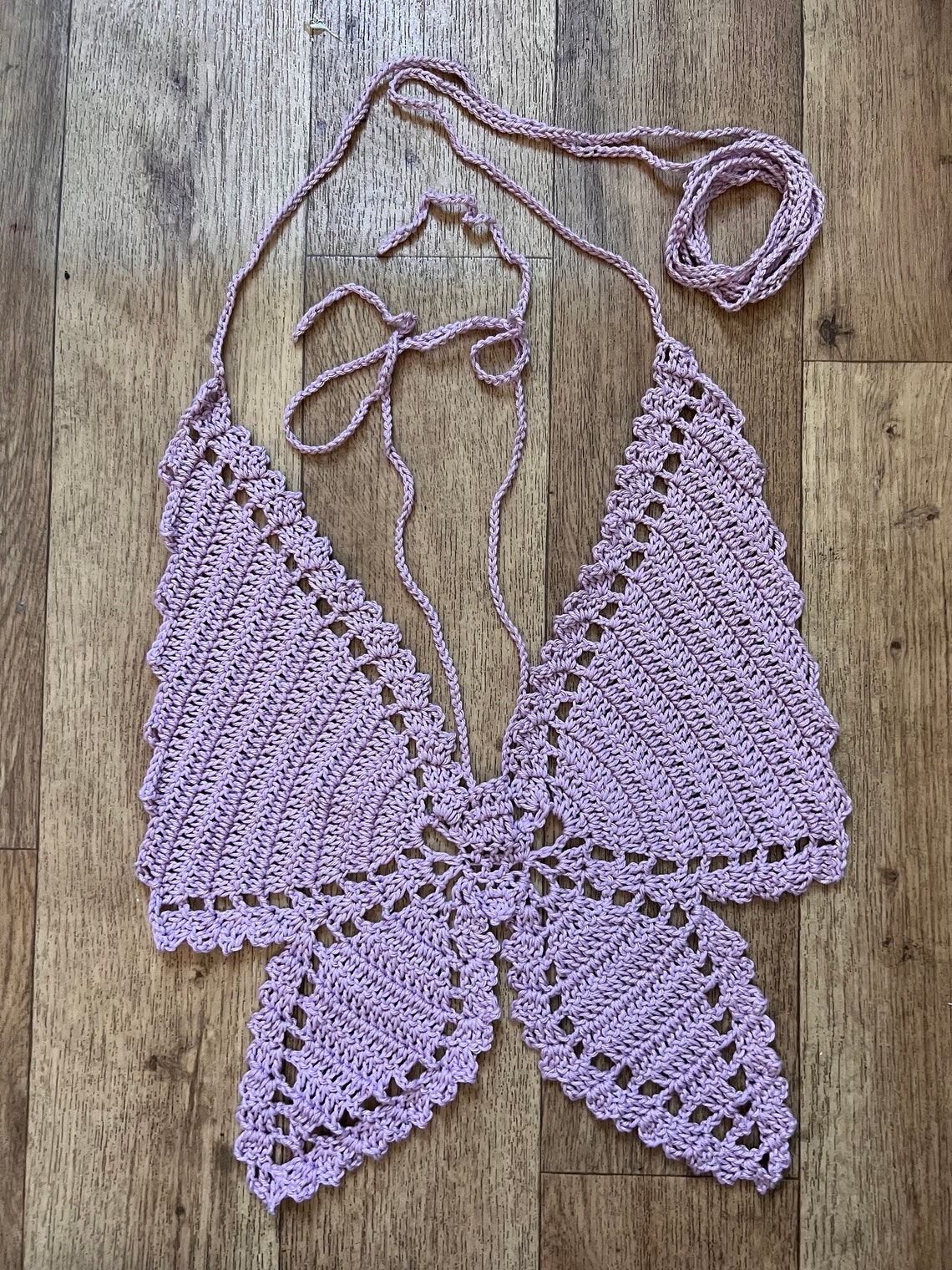 Crochet Butterfly Halter Top - Etsy