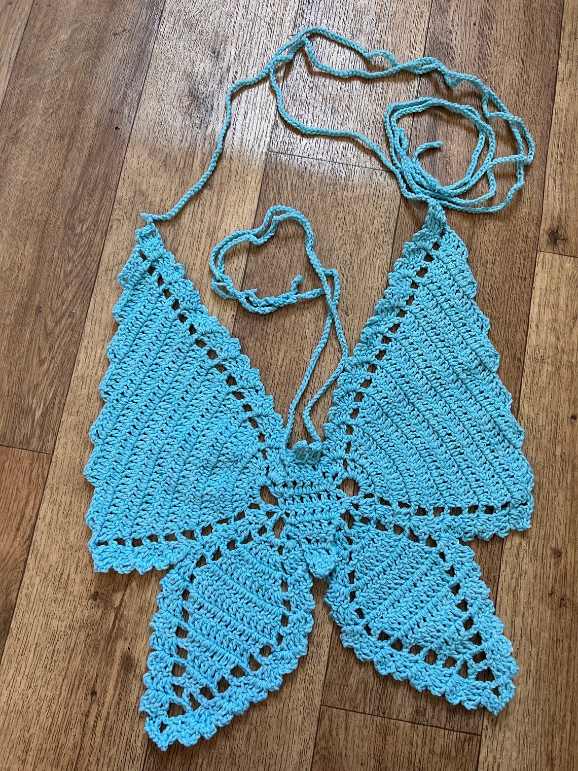 Crochet Butterfly Halter Top - Etsy
