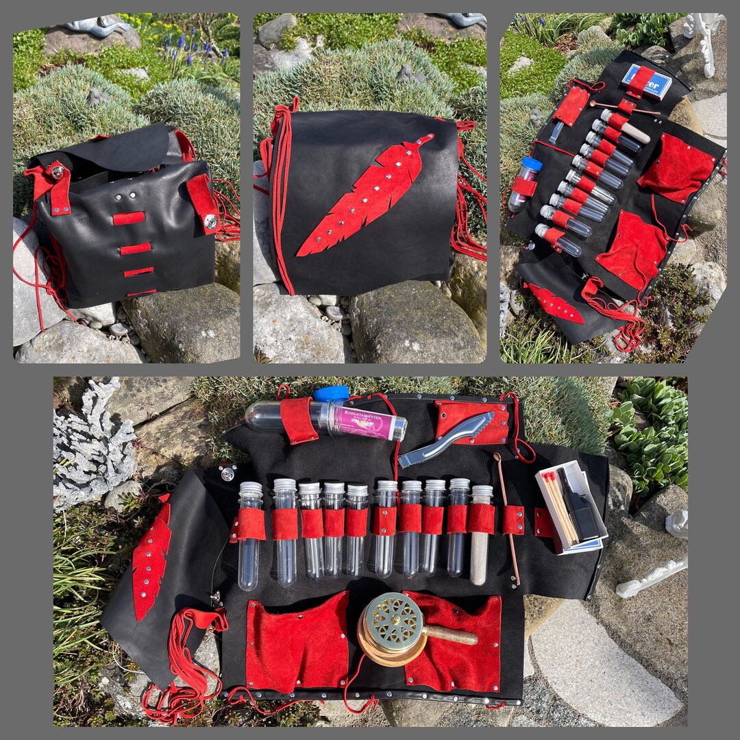 Incense Bag for Shamans and Esotericism With Many Accessories - Etsy