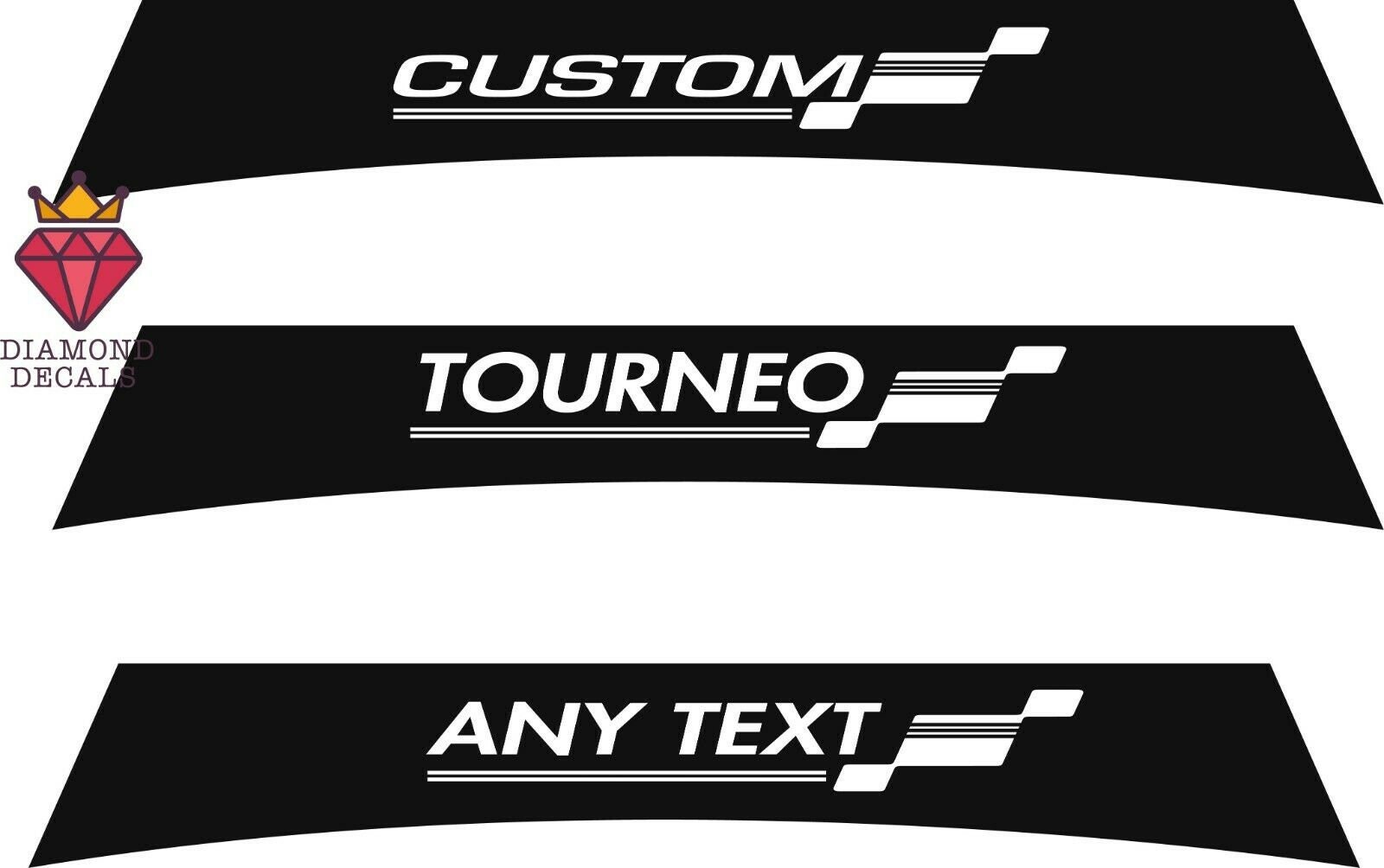 Fits Ford Transit Custom Sunstrip Vinyl Graphics Sun Strip - Etsy UK
