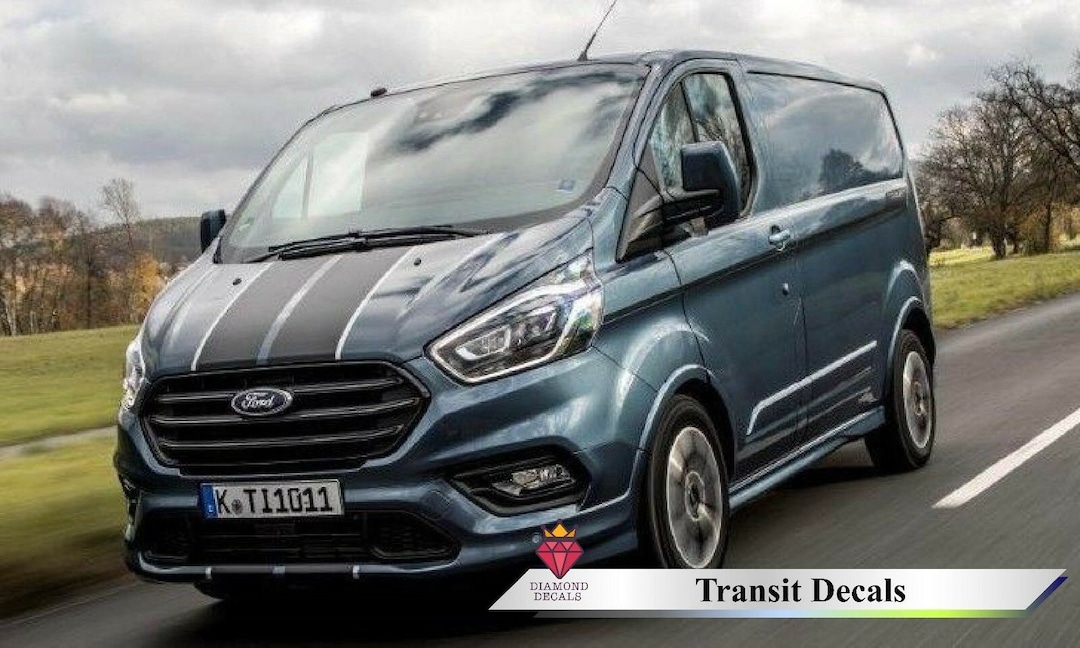 Fits Ford Transit Custom M Sport Vinyl Graphics Kit Stickers Side ...