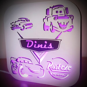 Cars Lamp Svg Cut Laser - Etsy