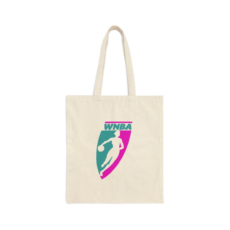 WNBA Retro Logo Recolor Design Cotton Canvas Tote Bag - Etsy