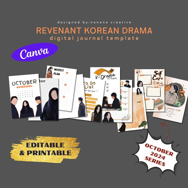 Kdrama Series Printable - Etsy
