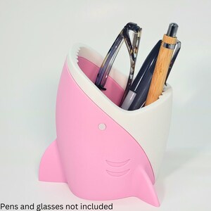 Unique Shark Orca Pen and Pencil Holder - 3D Printed With PLA - 5" X 4. ...