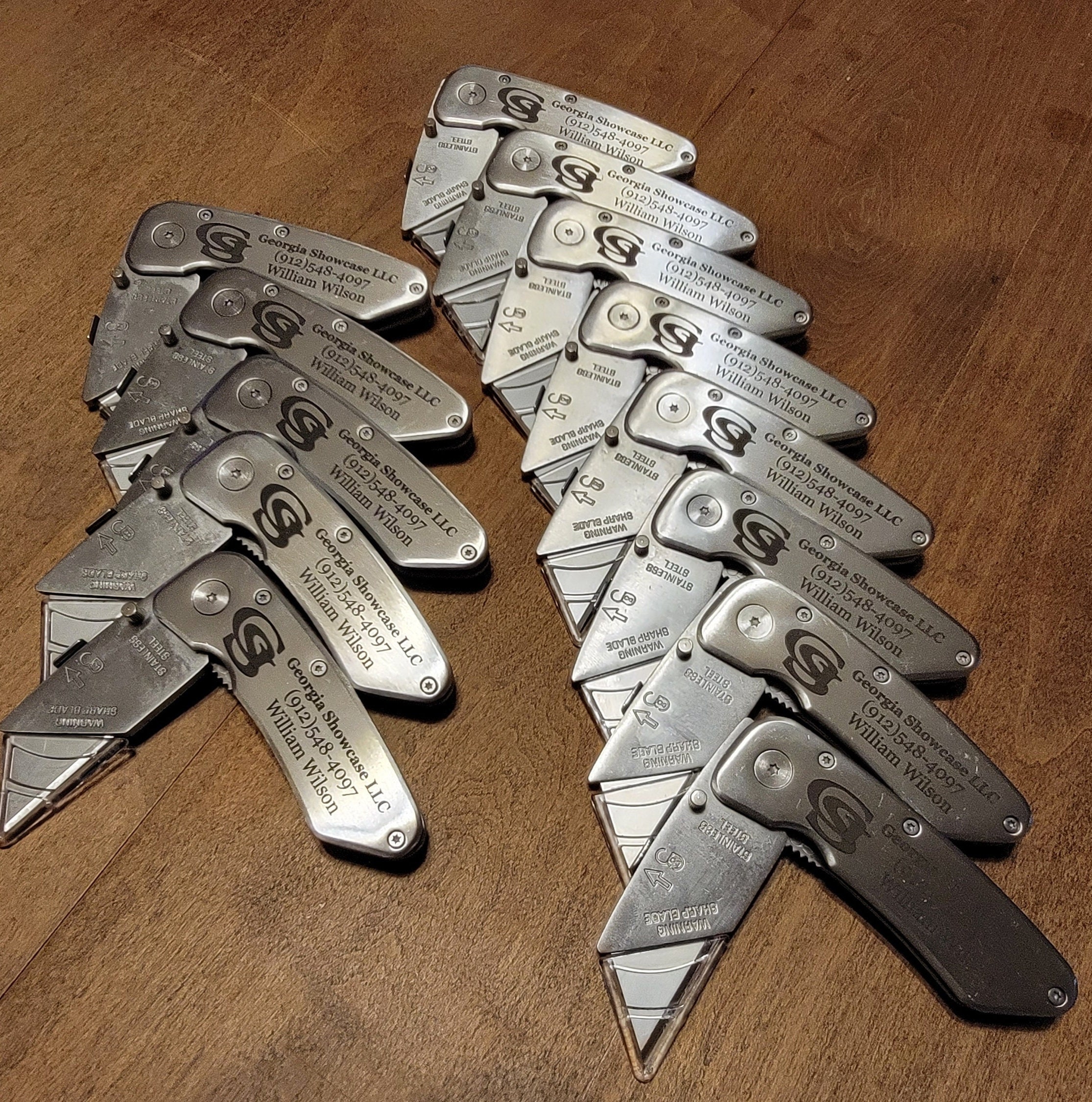 Personalized Folding Utility Knife Custom Engraved Name or Message. - Etsy