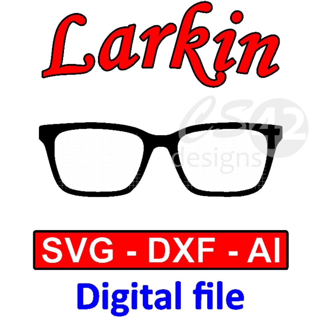Larkin Topper SVG Dxf AI File - Digital Download for Magnetic Eyewear ...
