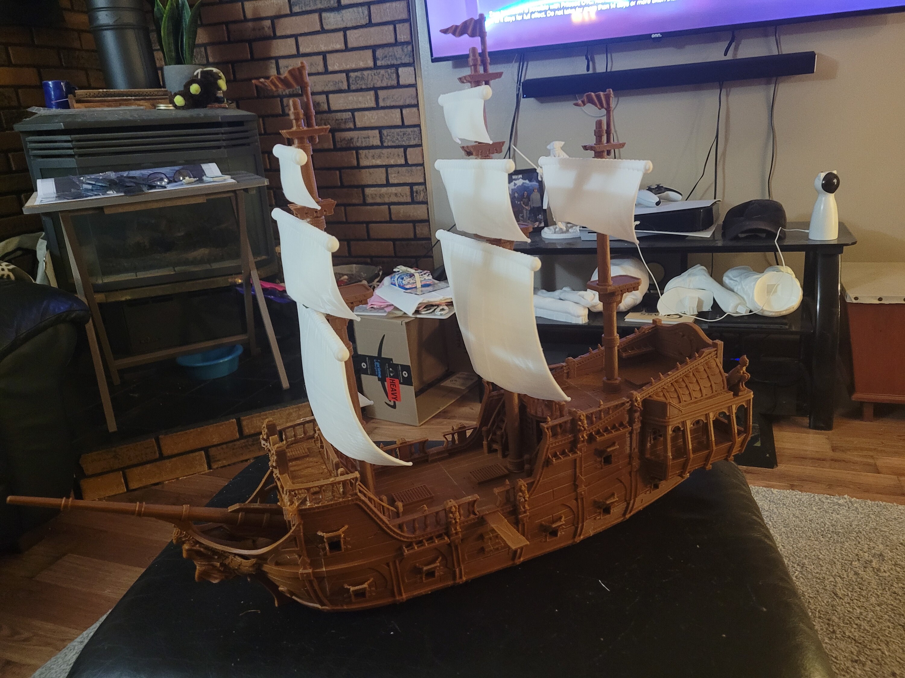 Legendary 3d-printed Pirate Ship: Captivating Nautical Decor for ...