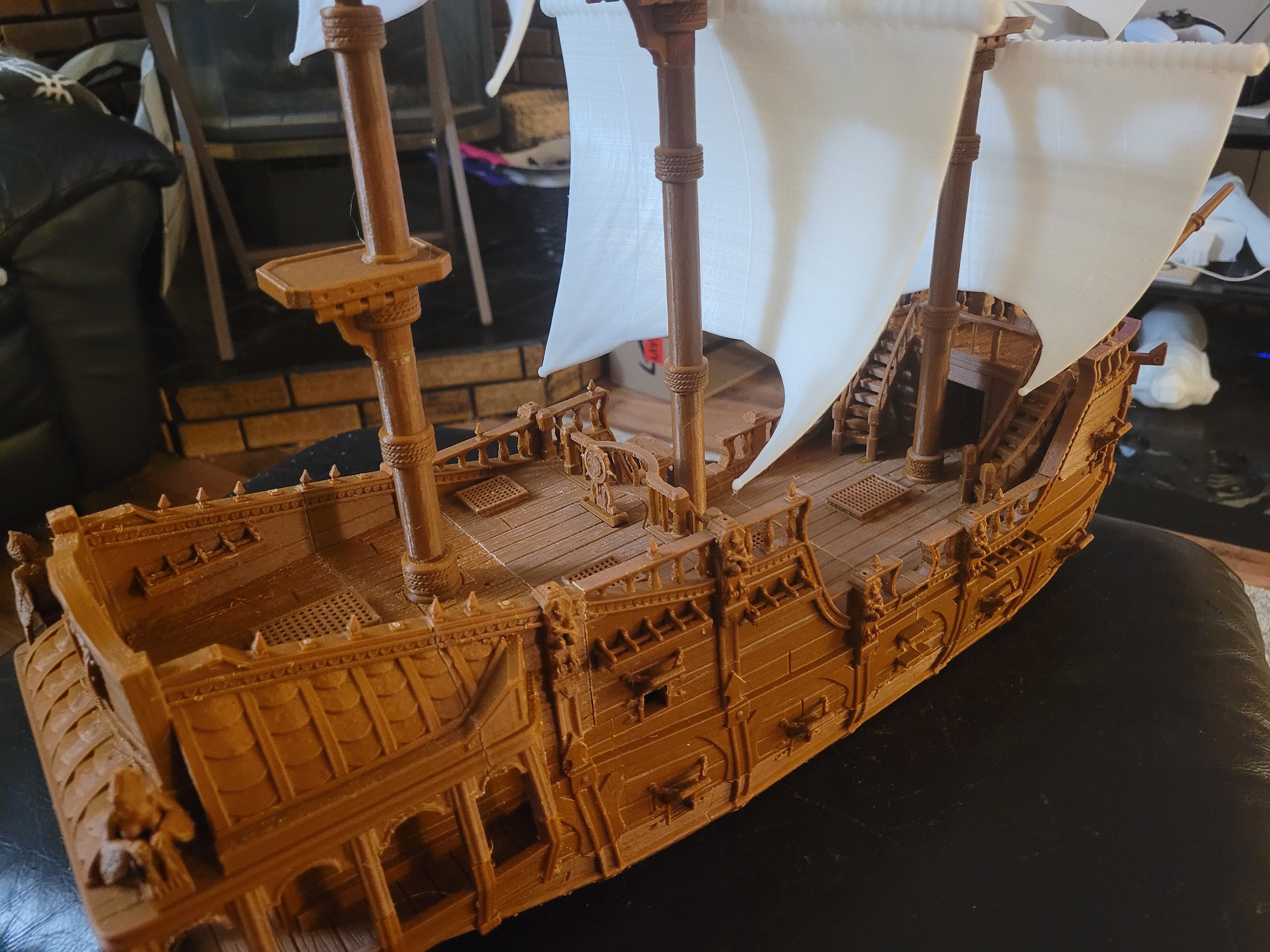 Legendary 3d-printed Pirate Ship: Captivating Nautical Decor for ...