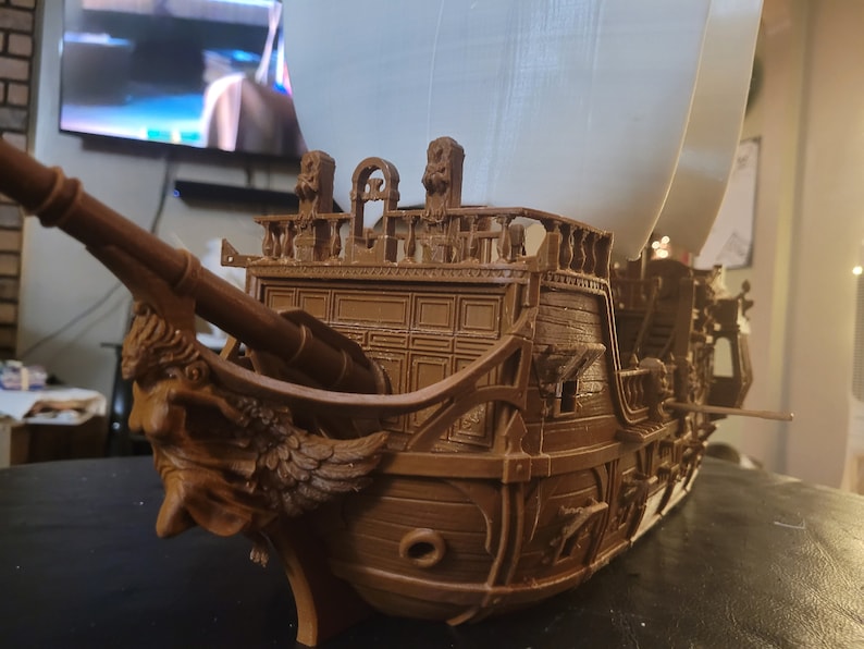 Legendary 3d-printed Pirate Ship: Captivating Nautical Decor for ...