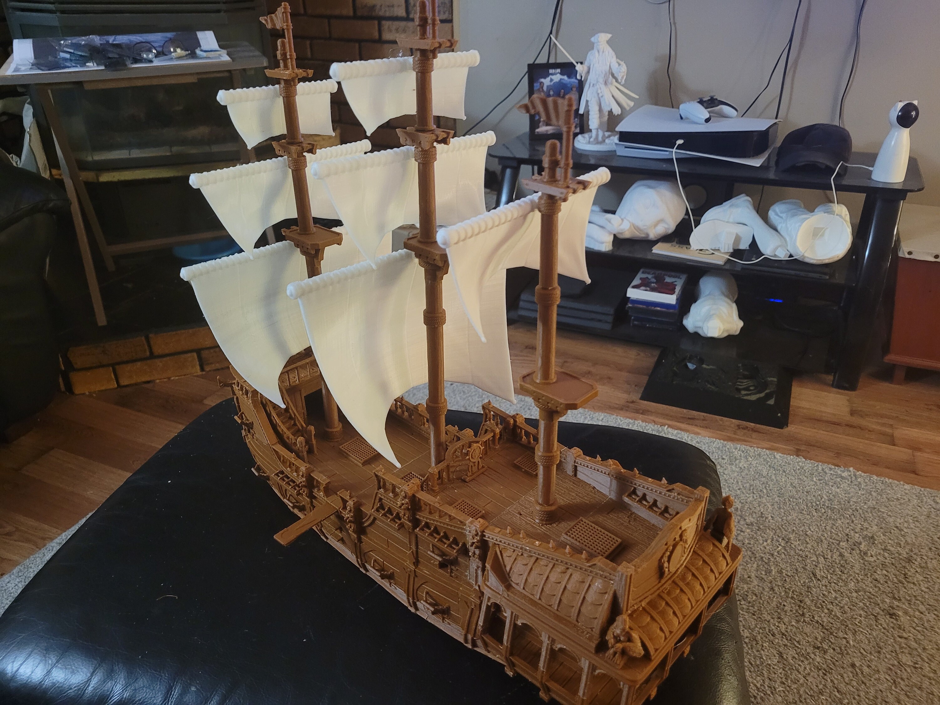 Legendary 3d-printed Pirate Ship: Captivating Nautical Decor for ...