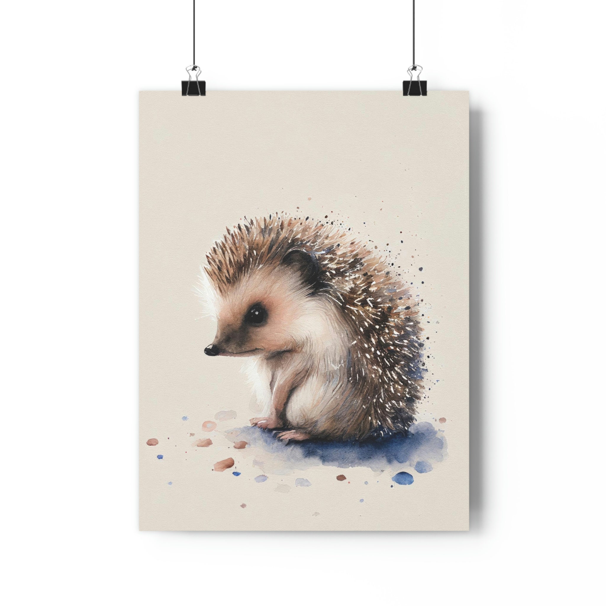 Baby Hedgehog Portrait Museum-quality Giclée Art Print - Etsy