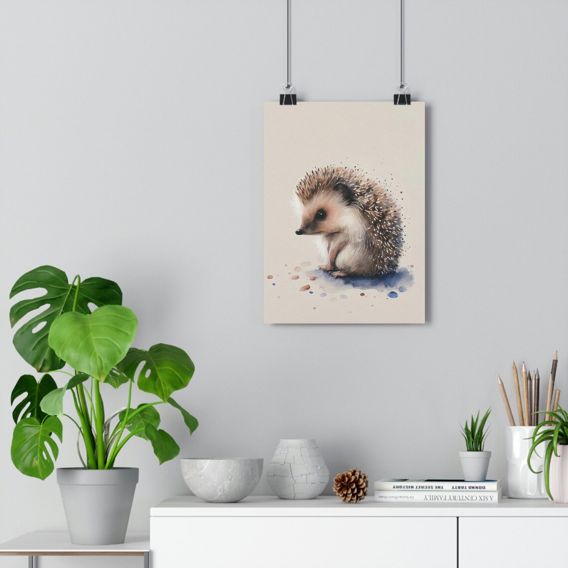 Baby Hedgehog Portrait Museum-quality Giclée Art Print - Etsy
