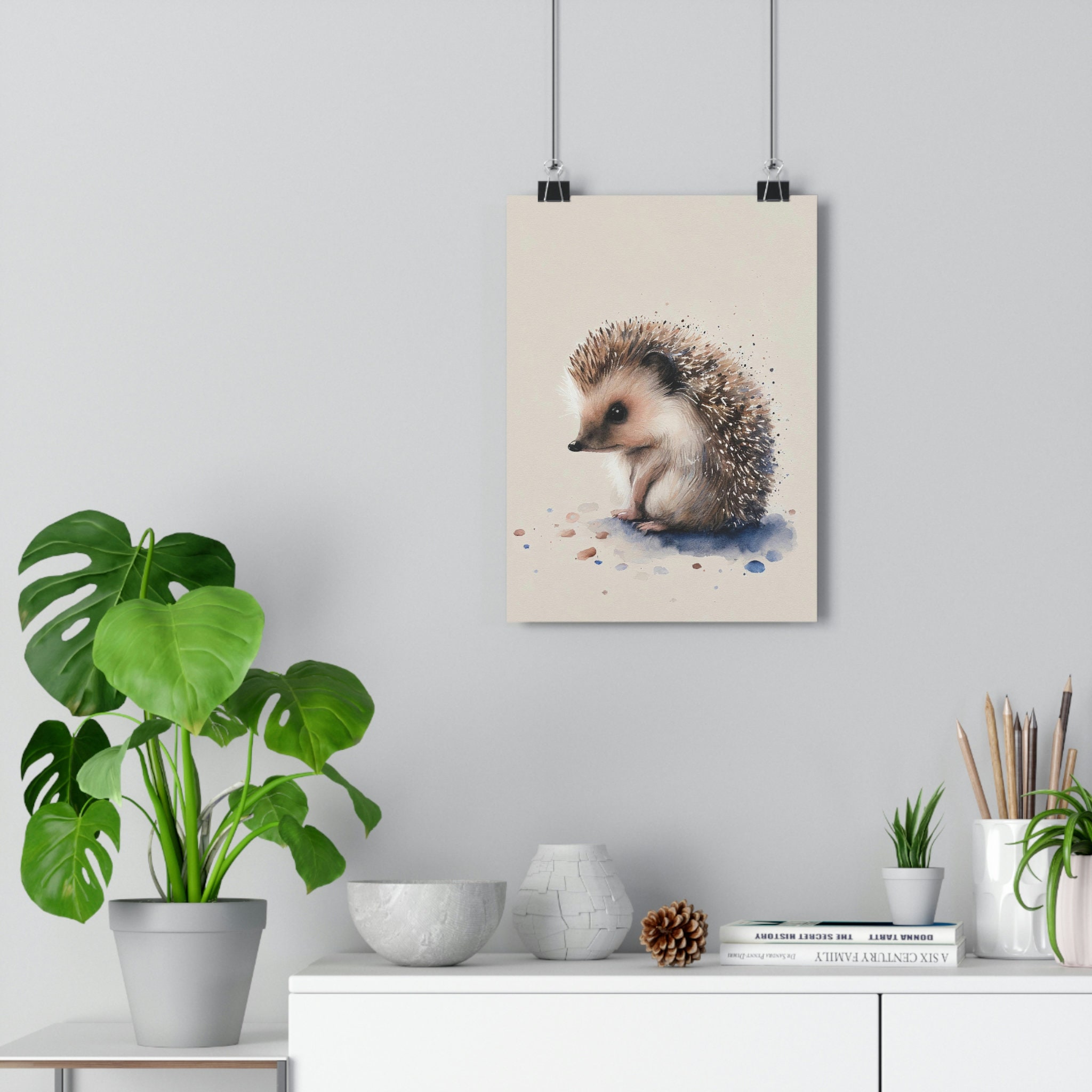 Baby Hedgehog Portrait Museum-quality Giclée Art Print - Etsy