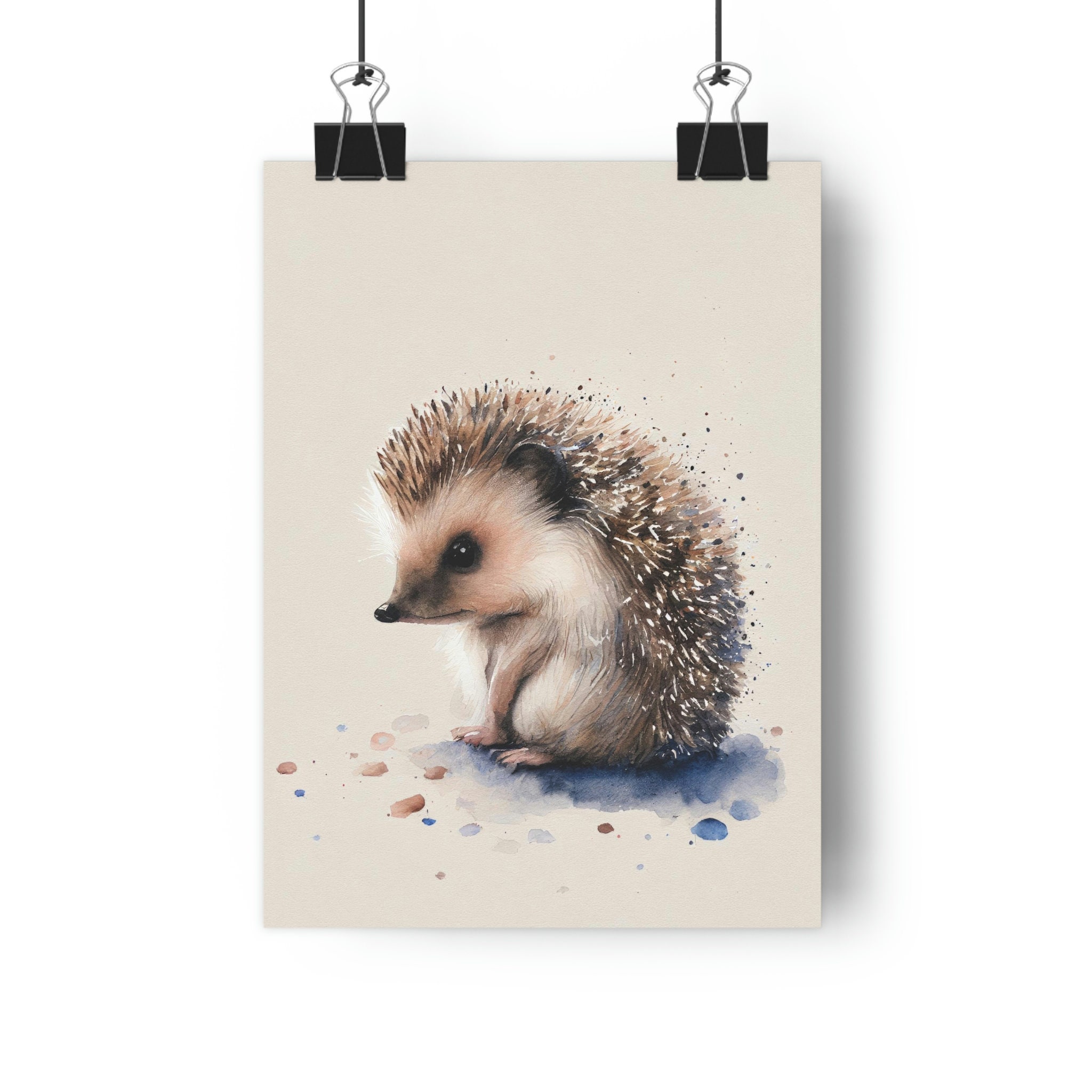 Baby Hedgehog Portrait Museum-quality Giclée Art Print - Etsy