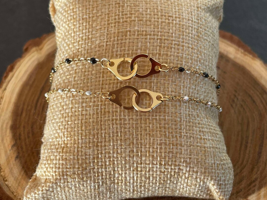Boho Stainless Steel Handcuff Bracelet - Etsy
