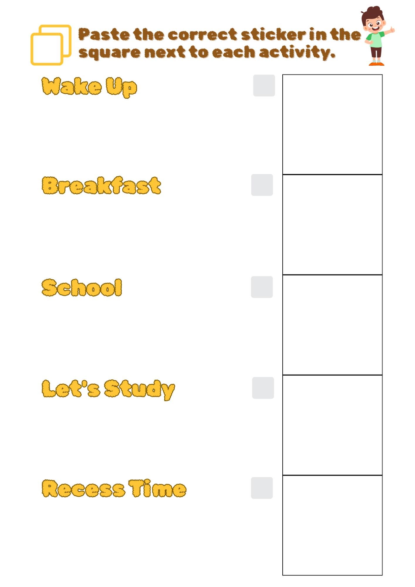 Kids Daily Routine Stickers: Educational Planner With Bonus Worksheets ...