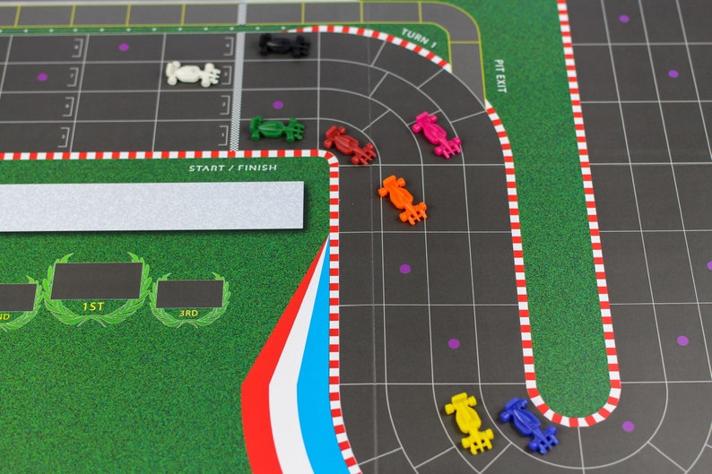 Racing Line Board Game - Etsy