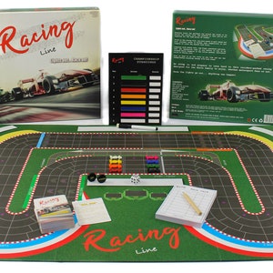 Racing Line Board Game - Etsy