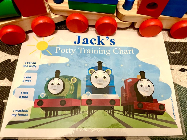 Thomas the Tank Engine & Friends Potty Training Chart With - Etsy