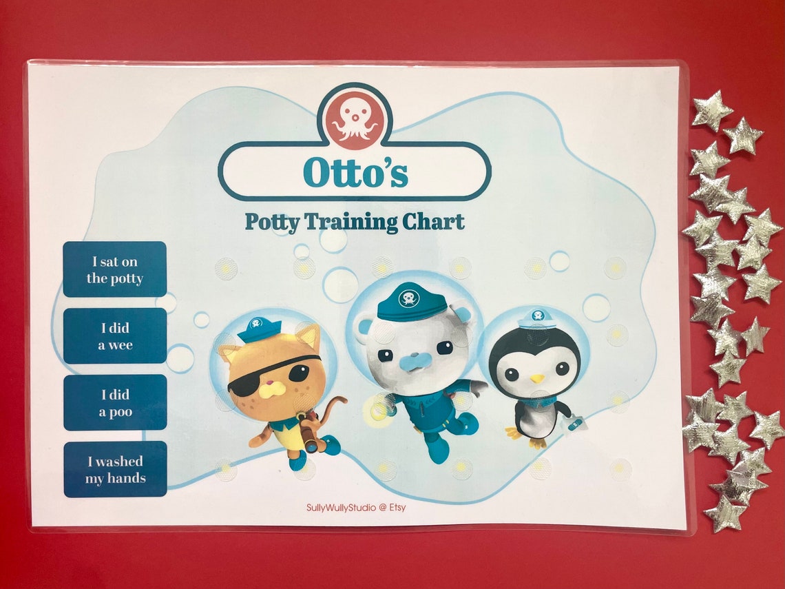 Octonauts Potty Training Chart With Velcro Star Rewards - Etsy Australia