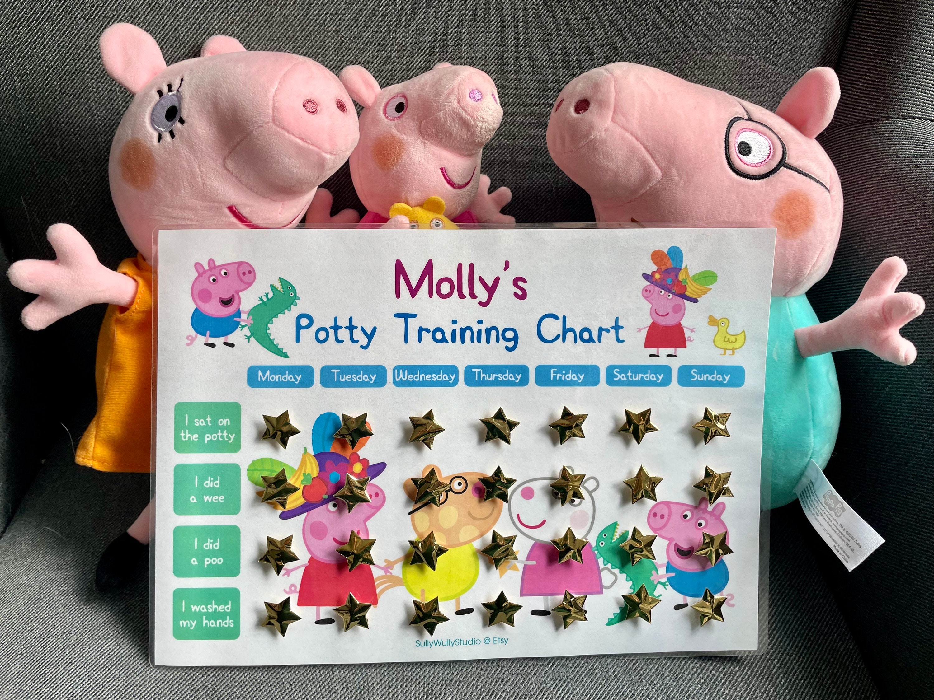 Peppa Pig Potty Training Chart Free