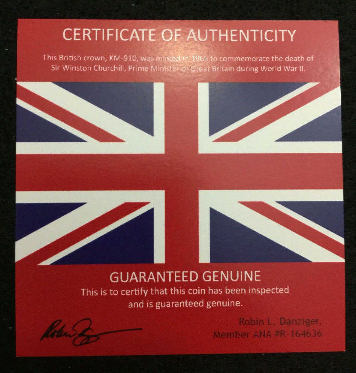 1965 British Crown Coin Sir Winston Churchill SOA and Capsule - Etsy