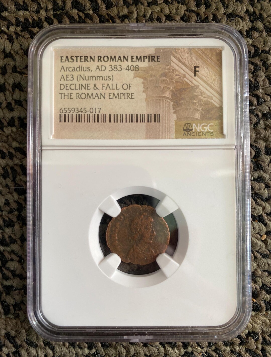 Roman AE3 of Arcadius Ancient Bronze Coin (AD 383-408) NGC Fine - Etsy