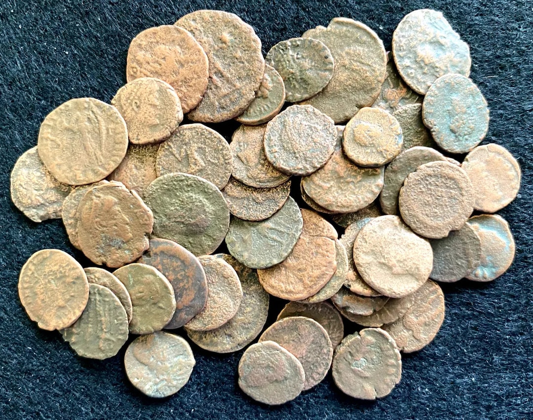 Ancient Authentic Roman Bronze Coin Christian Era (C) ONE Coin per ...