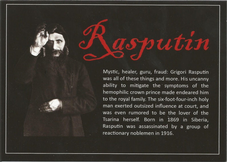 Rasputin Banknote Issued in Reign of Nicholas II COA and History and ...