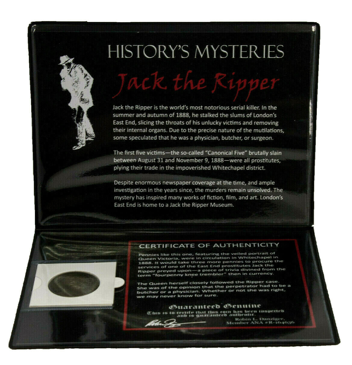 History's Mysteries:jack the Ripper Coin of London Whitechapel COA ...