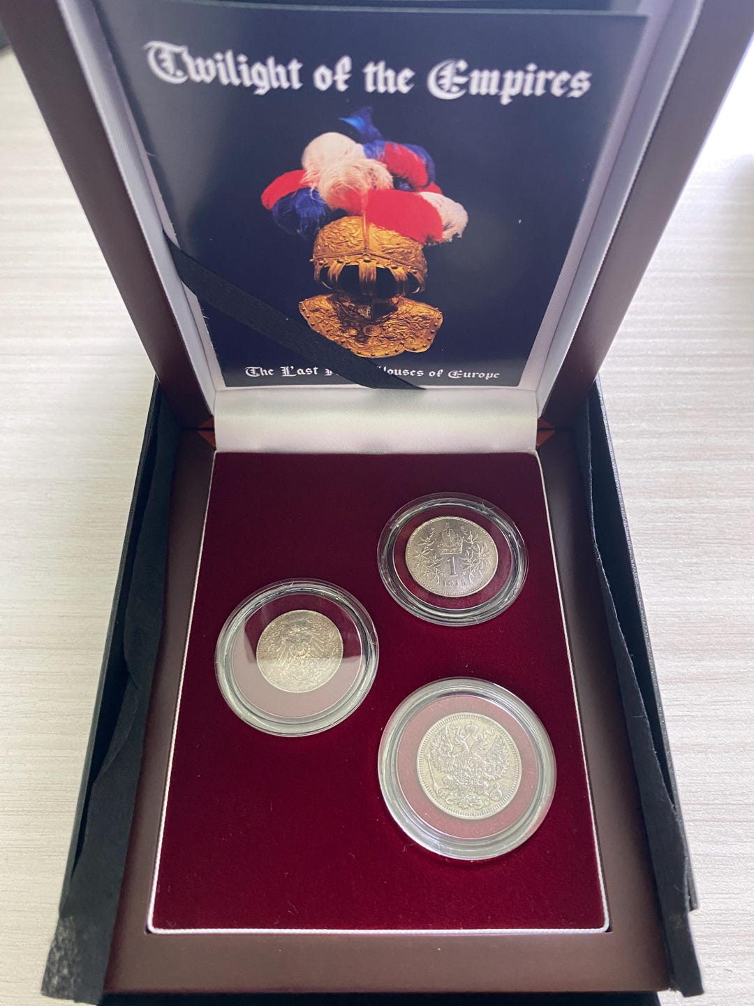 The Last Royal Houses of Europe: 3 SILVER Coins - BOX and COA and ...