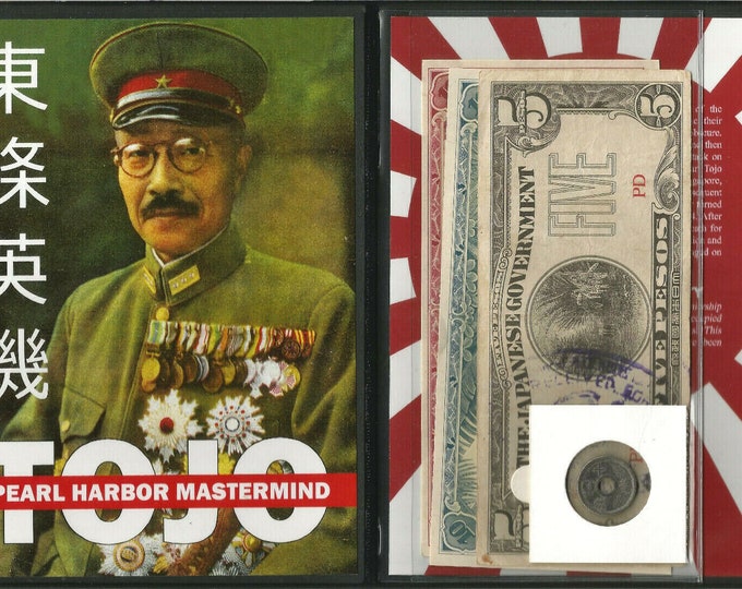 Japan WWII Currency Set - Tojo : Pearl Harbor Mastermind - COA & Album ...